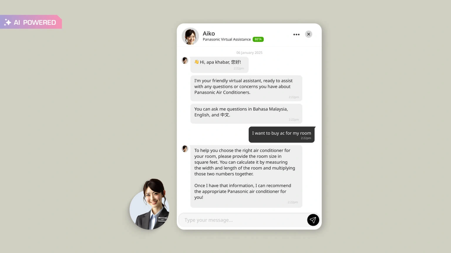 Panasonic AI Chatbot - Red Ant Technology